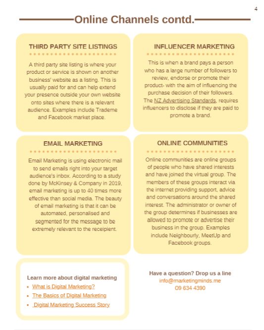 Ultimate List of Marketing Channels Whitepaper - Marketing Minds